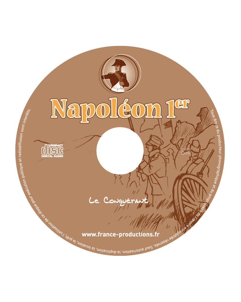 Découvrez Napoléon Ier raconté en CD pour les enfants à prix reduit